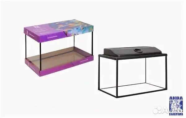 Аквапанорама Аквариум 20л, крышка с лампой Led (40