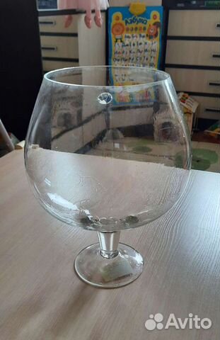 Аквариум ваза-бокал