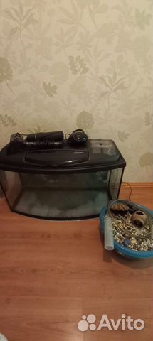 Продаю аквариум панорамный 100л. с оборудованием