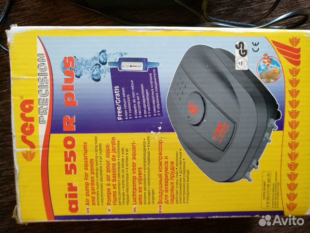 Sera Air 550R Plus, компрессор четырехканальный