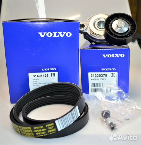 Комплект приводного ремня 31401425 Volvo купить в Москве | Запчасти | Авито