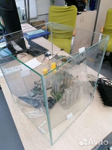 Аквариум 30 л, оборудование, декор. Aquael