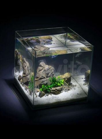 Аквариум куб новый